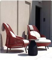China Outdoor Light Luxury PE Rattan Sofa Table Set Patio Waterproof Aluminum Furniture for sale