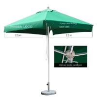 China Aluminum Beach Sun Parasol With Large Size And Sturdy Pole For Durable Outdoor for sale