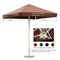 China Aluminum Beach Sun Parasol With Large Size And Sturdy Pole For Durable Outdoor for sale