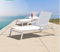 China Morden Swimming Pool Beach Adjustable Lounge And Bench Chair For Nordic Design for sale