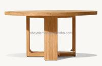 China High End Waterproof Teak Outdoor Dining Table And Chairs Patio Garden Soild Wood Set for sale