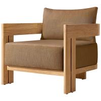 China Nordic Morden Teak Wood Garden Sofa And Table Leisure Chair  Set Outdoor Furniture for sale