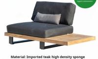 China High End Nordic Garden Rust-proof Teak Sofa Set For Outdoor Villa Resort Furniture for sale