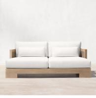 China High Quality Garden Hotel Teak Set Outdoor Hand Woven Rope Teak Sofa And Table Furniture for sale