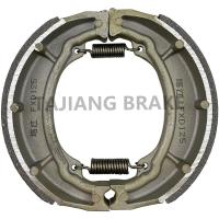 China Black Motorcycle Brake Shoe A Class Level for Easy Installation for sale