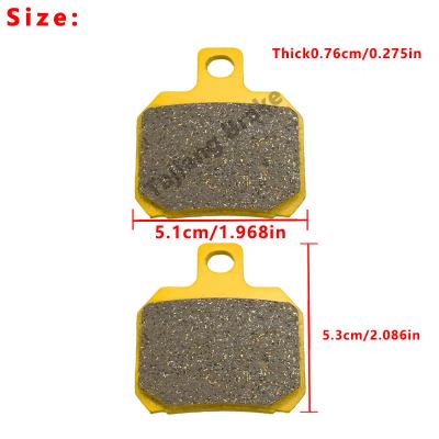 China Motorcycle Brake Pads Aprilia Benelil Derbi Ducati Ktm Yamaha Metal Copper Brake Pads for sale