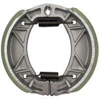 China Easy Install Brake Brake Shoe Assembly Set Universal Silver Honda Motorcycle Components for sale