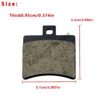 China Friction Coefficient Best Mx Brake Pads With Low Noise Strong Stopping Power For Honda CRF R X 450 250 for sale