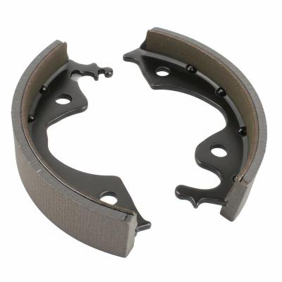 China Motorcycle Drum Brake Shoes in Black for Dependable Braking Performance for sale
