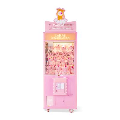 China Twelve Constellations Plush Toy Stuffing Machine , Three Color Arcade Crane Machine for sale