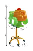 China Home Green Sweet Sway Kids Riding Machine With Music Swing / Dining Chair for sale