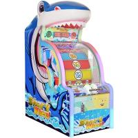 China Shark Wheel Redemption Arcade Machines White / Blue Color 1550 * 900 * 2100 Size for sale