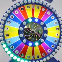 China Lucky Turning Lottery Game Machine , Indoor 120kg Amusement Game Machine for sale