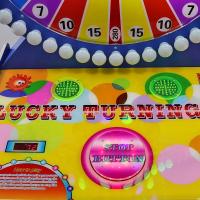 China Lucky Turning Lottery Game Machine , Indoor 120kg Amusement Game Machine for sale
