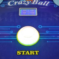 China Crazy Ball coin operated lottery ticket arcade pinball AMUSEMENT game machine for sale