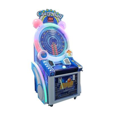 China Crazy Ball coin operated lottery ticket arcade pinball AMUSEMENT game machine for sale