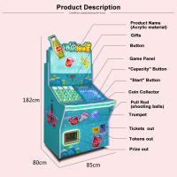 China Blue / Pink Funny Toys Electronic Pinball Machine , Gambling Rocky Pinball Machine for sale