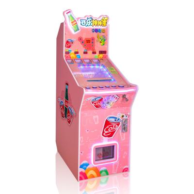 China Wood Mini Pinball Game Machine Blue / Pink Color Table In Coin Operated for sale