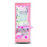 China Gift Heart Claw Toy Crane Machine For Indoor Amusement High Performance for sale