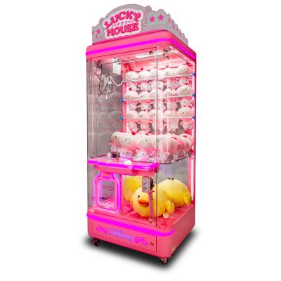 China Lucky House 180W Toy Crane Machine 840 * 880 * 2200MM Size For 1 Player for sale