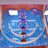 China 3 Player Lane Arcade Games Machines , Happy Bowling Ticket Redemption Machine for sale