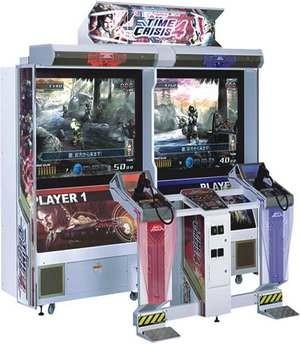China Time Crisis 4 Gun Shooting Arcade Machine Low Venue Restrictions For Supermarkets for sale