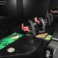 China Let Us Go Jungle Shooting Arcade Machine Big Screen For 2 Players 200KG Weight for sale