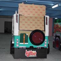China Let Us Go Jungle Shooting Arcade Machine Big Screen For 2 Players 200KG Weight for sale