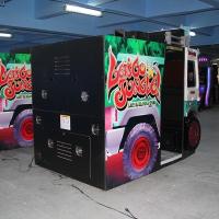 China Let Us Go Jungle Shooting Arcade Machine Big Screen For 2 Players 200KG Weight for sale