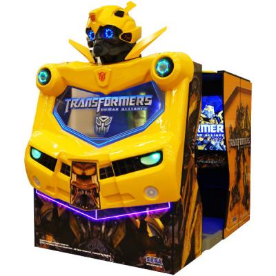 China Simulator Transformers Shooting Arcade Machine Various Game Scenes 4 Types Guns for sale