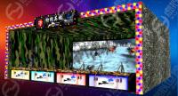 China Amusement Shooting Arcade Machine Simulator Projector Hunter Hero 450W Power for sale