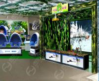 China Amusement Shooting Arcade Machine Simulator Projector Hunter Hero 450W Power for sale