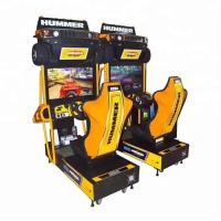 China Yonee Car Racing Arcade Machine 1060 * 700 * 1840mm Size For 1 - 2 Players for sale