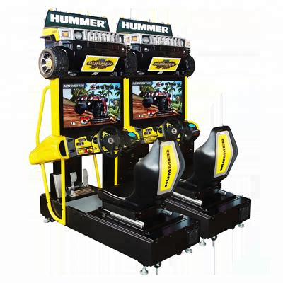 China Yonee Car Racing Arcade Machine 1060 * 700 * 1840mm Size For 1 - 2 Players for sale