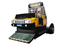 China Hummer Car Racing Arcade Game Machines , Metal Commercial Gaming Machines for sale