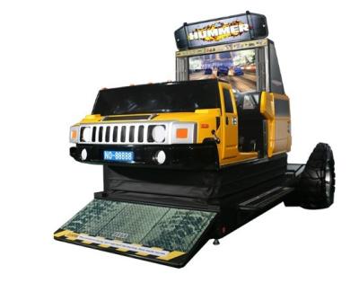 China Hummer Car Racing Arcade Game Machines , Metal Commercial Gaming Machines for sale