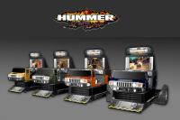 China Hummer Car Racing Arcade Game Machines , Metal Commercial Gaming Machines for sale