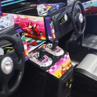 China Outrun 2 Players Driving Simulator Arcade Machine , 250W Commercial Video Game Machines for sale