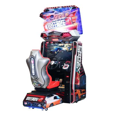 China Crazy Speed Twin Arcade Amusement Machines , 1 - 4 Players Car Driving Arcade Machine for sale