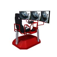 China 3 Dof Motion Simulator Car Racing Game Machine 9d Vr Electric 3 Screens for sale