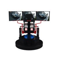 China 3 Dof Motion Simulator Car Racing Game Machine 9d Vr Electric 3 Screens for sale