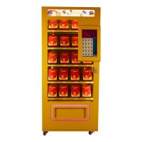 China Full Metal Soda Vending Machine , Blue / Pink / Yellow Lucky Box Food Vending Machines for sale