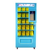 China Full Metal Soda Vending Machine , Blue / Pink / Yellow Lucky Box Food Vending Machines for sale