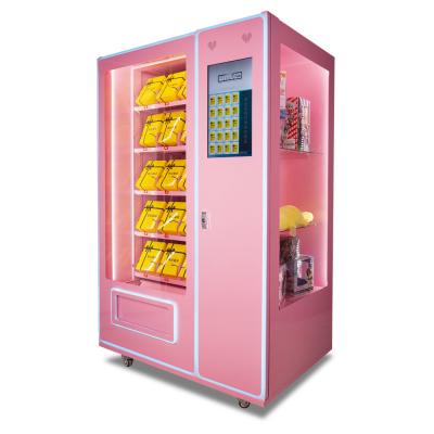China Automatic Soft Drink Vending Machine , 24 Hours Pink Sweet Commercial Vending Machine for sale