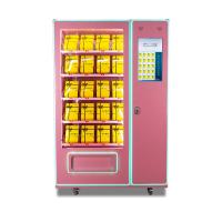 China Automatic Soft Drink Vending Machine , 24 Hours Pink Sweet Commercial Vending Machine for sale
