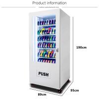 China Park / Hotel Automatic Vending Machine ,  Self Service Milk Vending Machine With Bill Accepter for sale