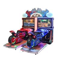 China Super Motor Bike Racing Arcade Machine D2400 * W2450 * H2500mm Size 300W Power for sale