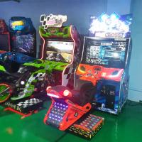 China 110V / 220V Racing Arcade Machine Coin Operated For 5 - 12 Years Old Kids for sale
