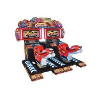 China Pop Video Motor Racing Arcade Machine For Kid ' S Playground Heavy Weight for sale
