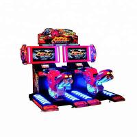 China Pop Video Motor Racing Arcade Machine For Kid ' S Playground Heavy Weight for sale